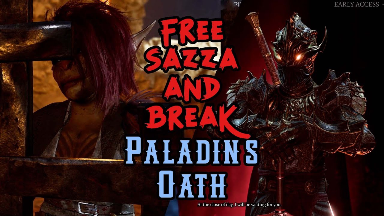 Baldur's Gate 3 Patch 9: Free Sazza and break Paladin's Oath - YouTube