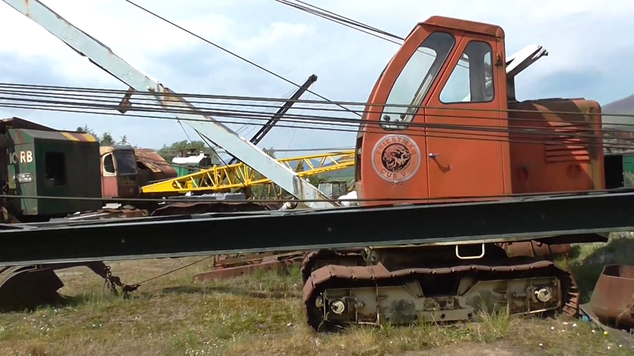 Selection of R B's and Priestman excavators - YouTube