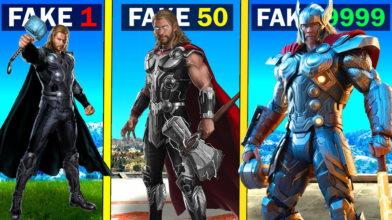 Fake THOR vs Real THOR in GTA 5 - YouTube