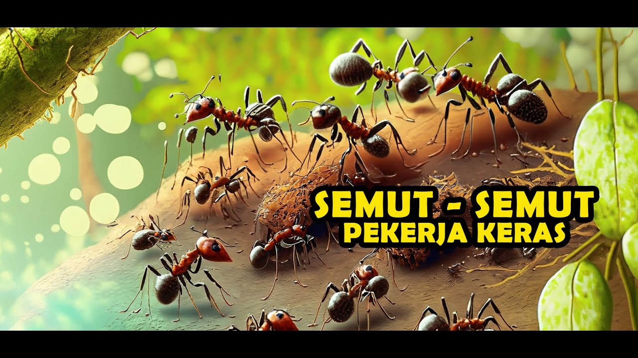 SEMUT - SEMUT PEKERJA KERAS, CERITA DONGENG ANAK - YouTube
