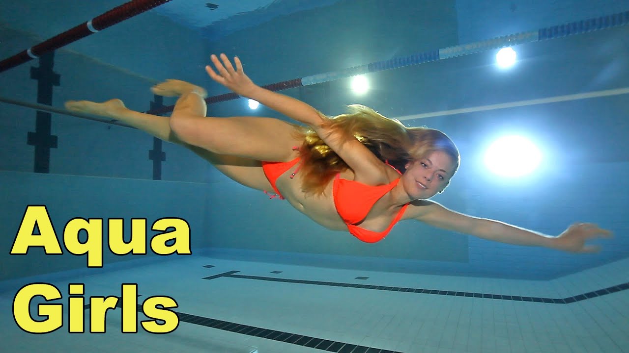Underwater Swimming Woman Youtube