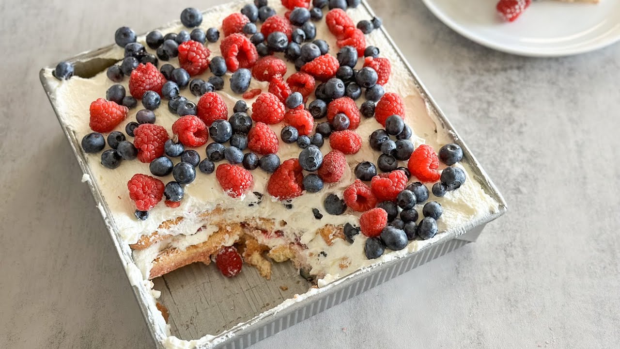 Summer Berry Tiramisu Recipe - YouTube