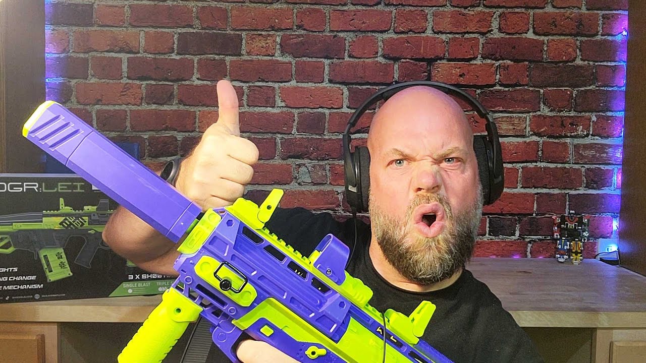 Review for YaGee DGR LEI Splat Ball Blaster toy - YouTube