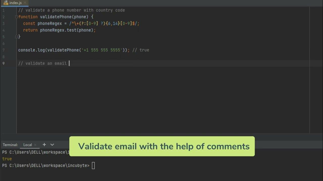 Coding with GitHub Copilot: How to write a function to validate email using comments - YouTube