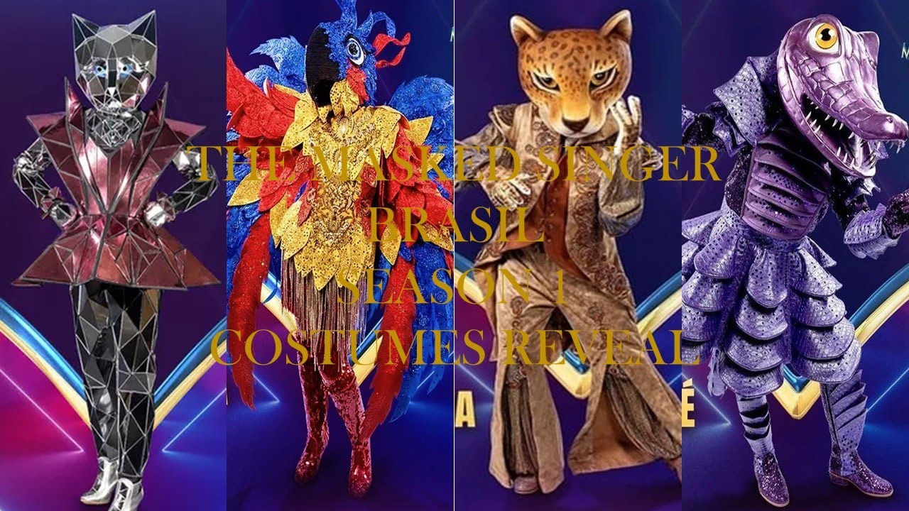 THE MASKED SINGER BRASIL SEASON 1 COSTUMES REVEAL - YouTube