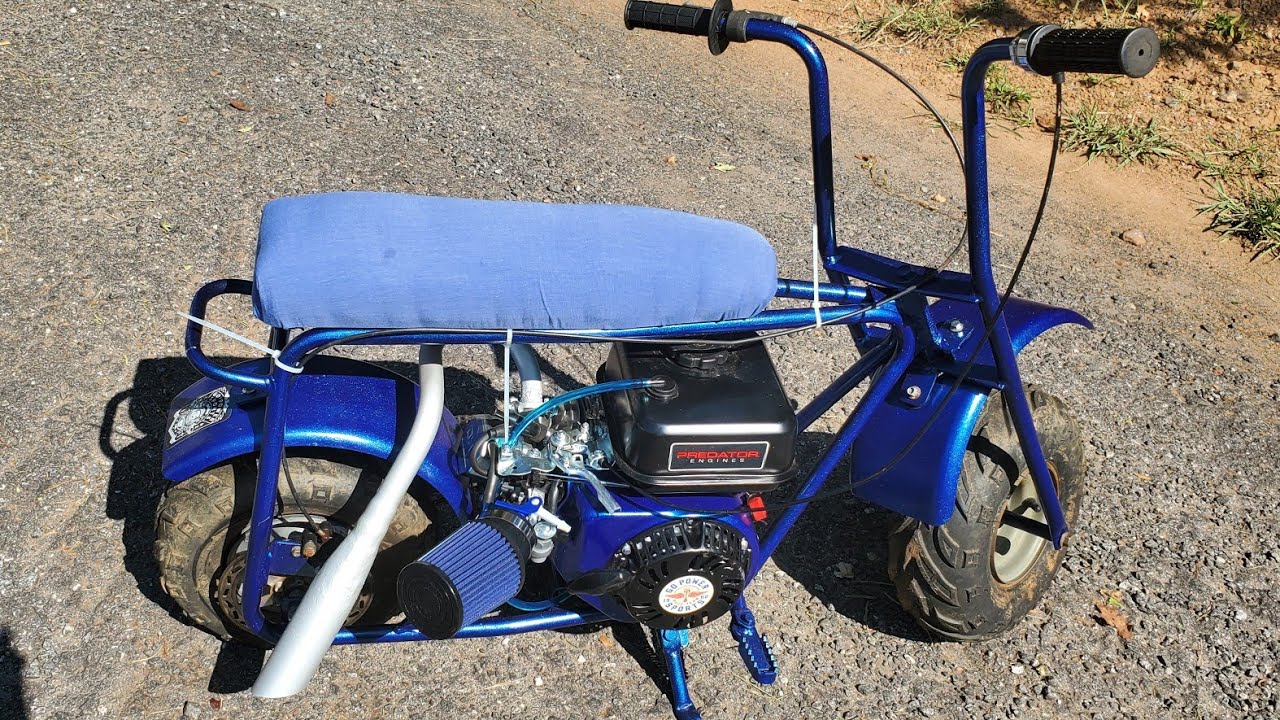 PT:4 Rivet mini bike build series (finishing things up) - YouTube