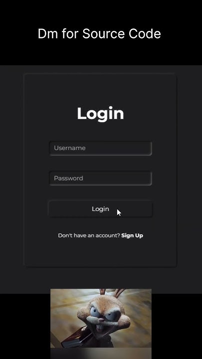 Login Form Using Html And Css Csstutorial Csstricks Programming Shorts Youtube