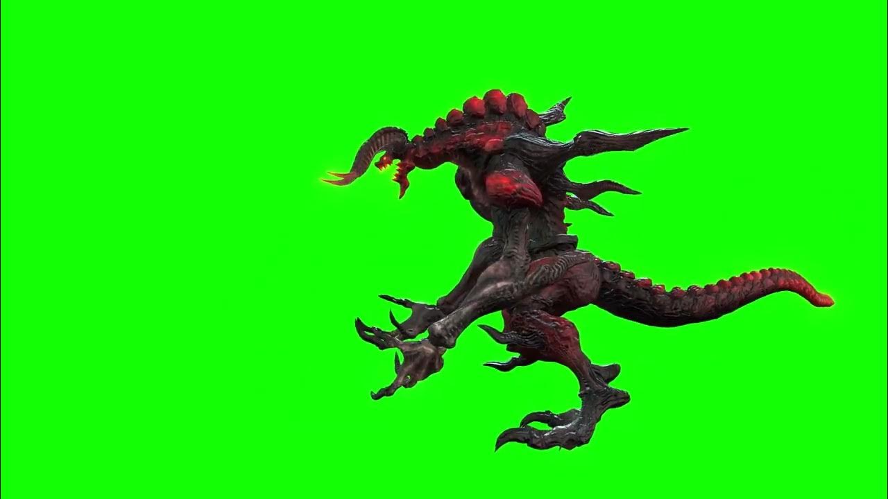 Monster Green Screen - YouTube