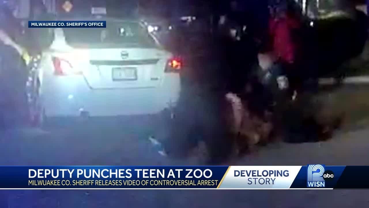 Body cam video shows deputy punching 17-year-old girl at zoo - YouTube
