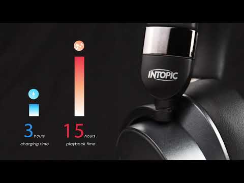 【INTOPIC｜JAZZ-ANC100】Active Noise Canceling Bluetooth Headset - YouTube
