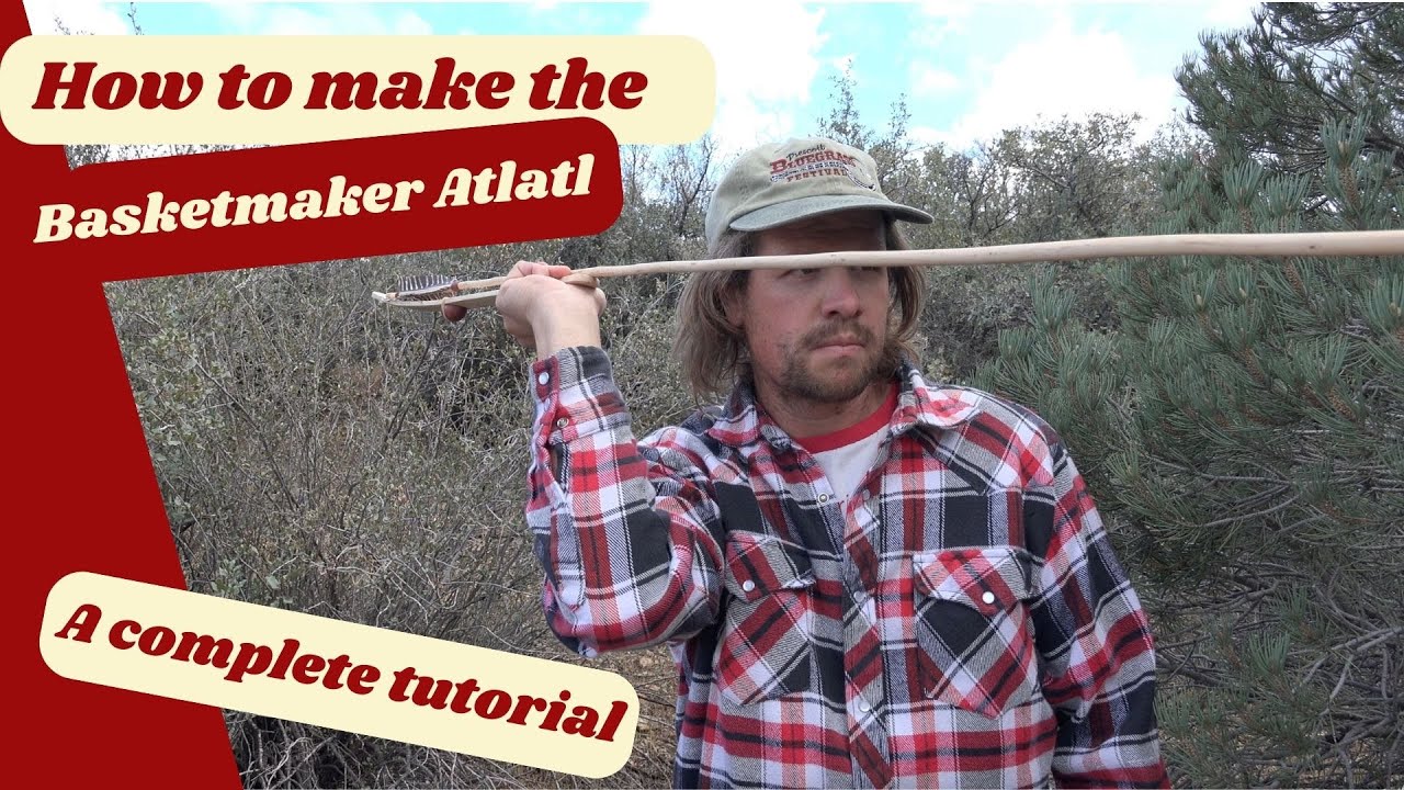 Making the Prehistoric Atlatl and Dart System! This is the oldest ...