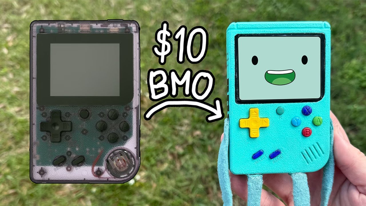 Turning a $10 Game Console Into a WORKING BMO! | Adventure Time Themed ...