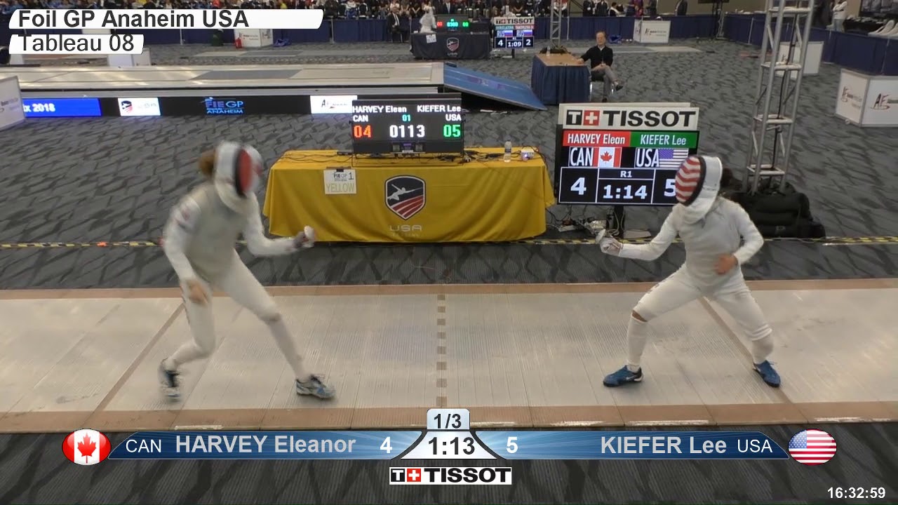 2018 121 T08 02 M F Individual Anaheim USA GP YELLOW HARVEY CAN vs ...