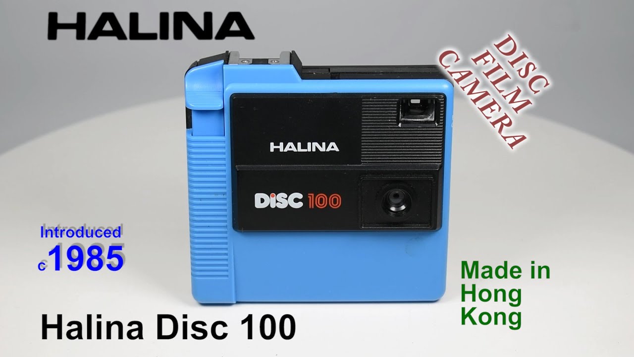 1985 Halina Disc 100 - Disc Film Camera - YouTube