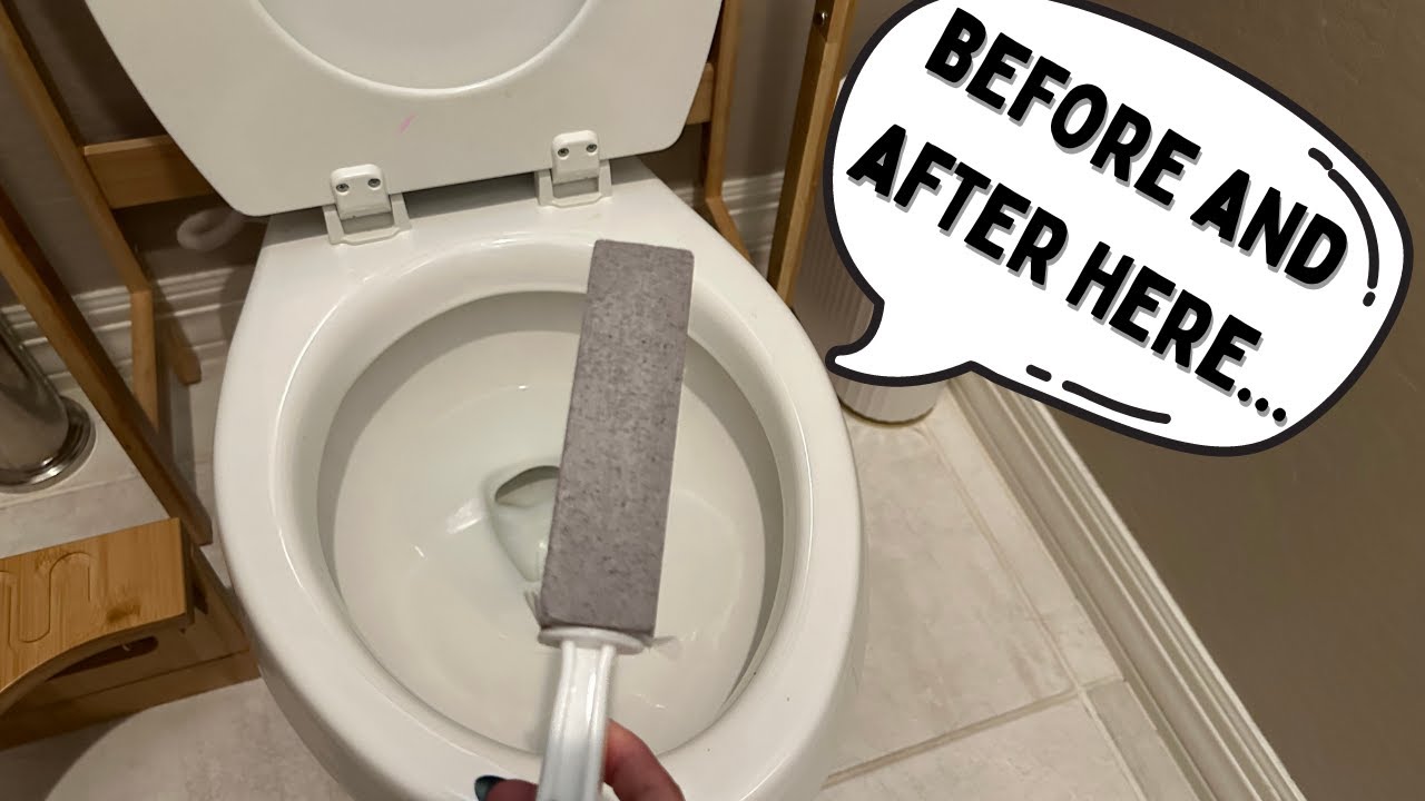 2 Pack Pumice Stone for Toilet Bowl Cleaning with Handle Review - YouTube