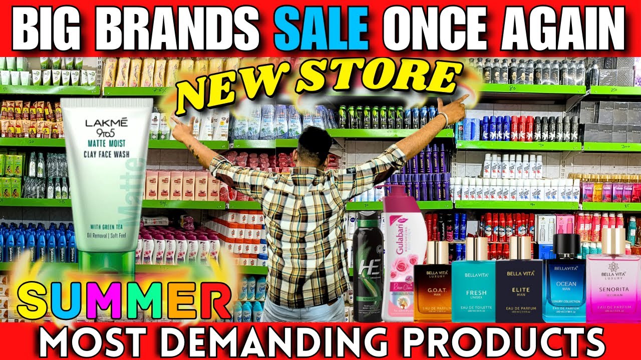 New Store Big Brand Sale Is Back with 90% Discount | FMCG Cosmetic Lot ...