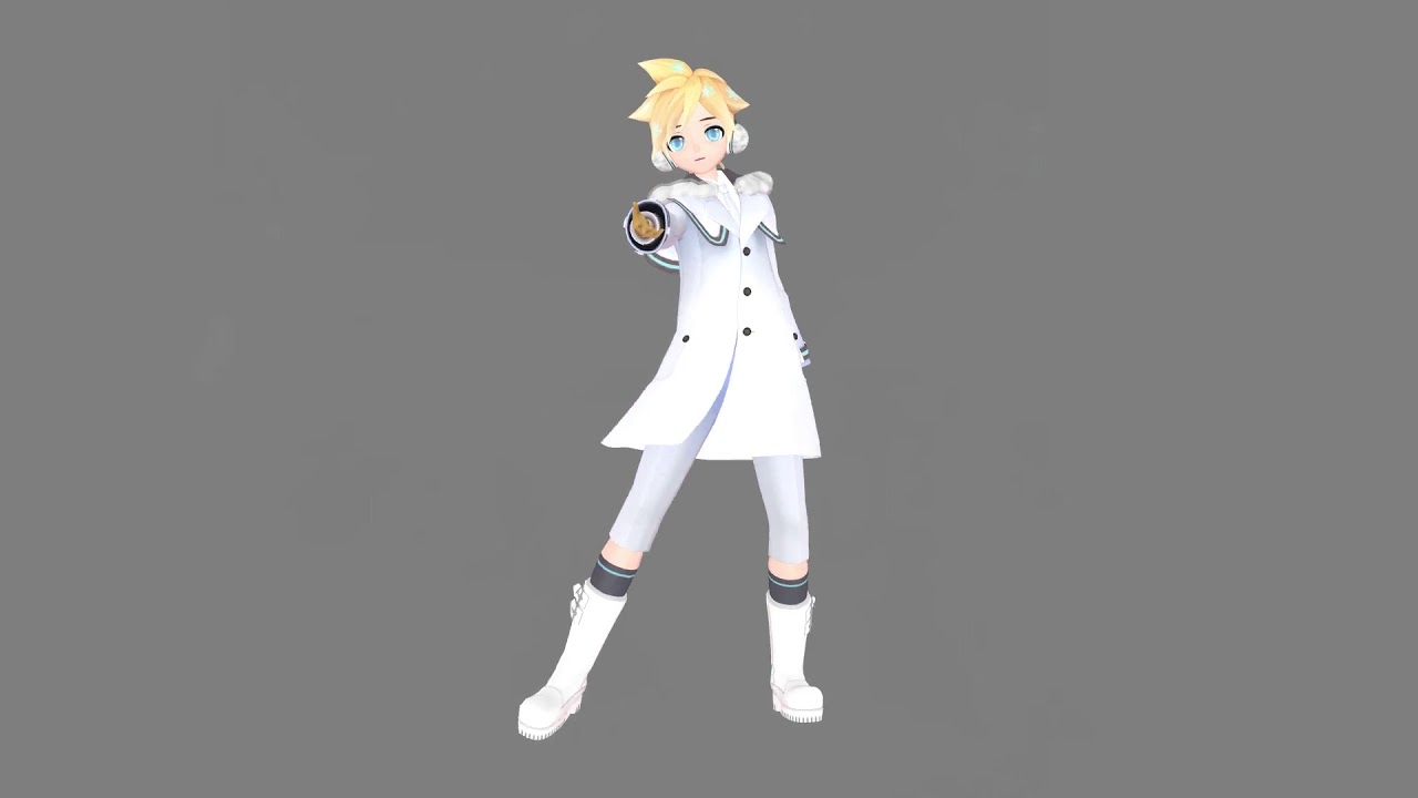 [MMD Model Test] Snowman - PDFT Ice Fog Len - YouTube