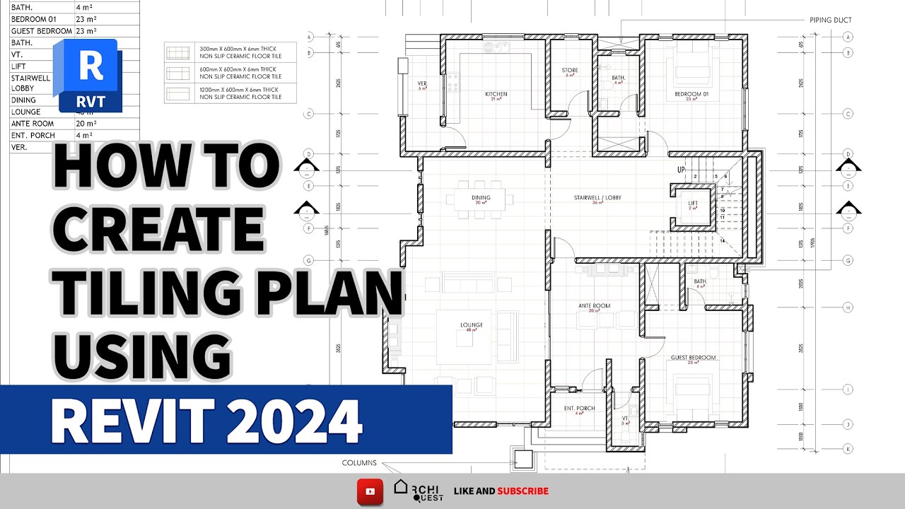 Tiling Plan in Revit (episode 5) - YouTube