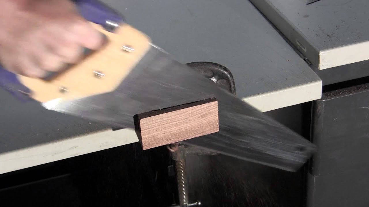 Sawing Wood Block By Hand Mystery Build Project - YouTube
