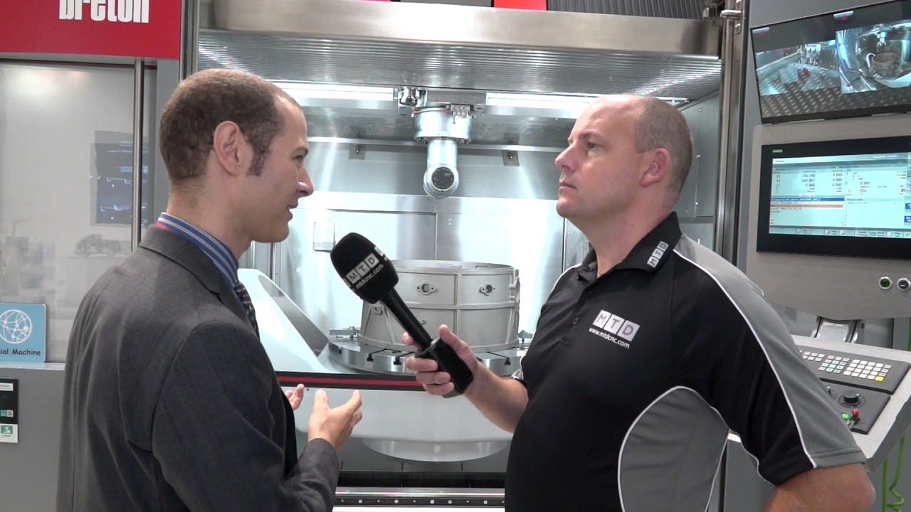 Breton 5 Axis with CNC turning function introduced at EMO - YouTube