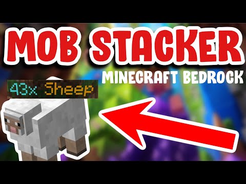 STACKABLE MOBS | Minecraft Bedrock | Mob Stacker Addon 1.18+ - YouTube