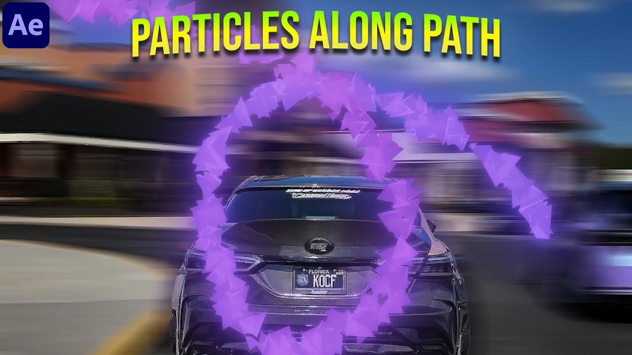 Make Particles Move Along Path in After Effects - YouTube
