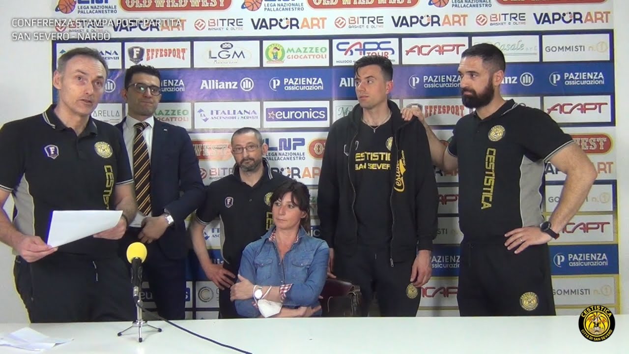 10/04/2022 | Conferenza Stampa post partita - San Severo vs Nardò ...