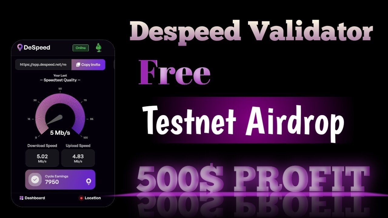 DeSpeed Airdrop - DeSpeed Network Airdrop Guide|How to connect the deSpeed Validator extension ...