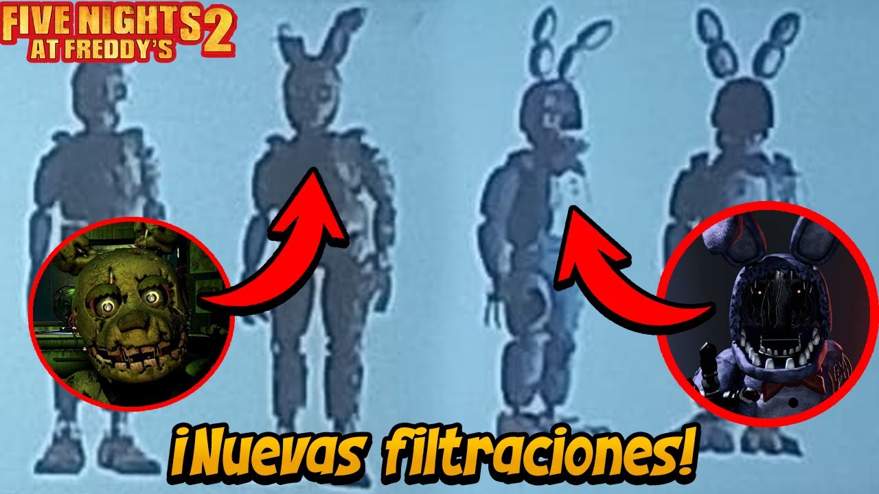 ¡Noticia FNAF Movie 2! Filtrado el arte conceptual de Withered Bonnie y ...