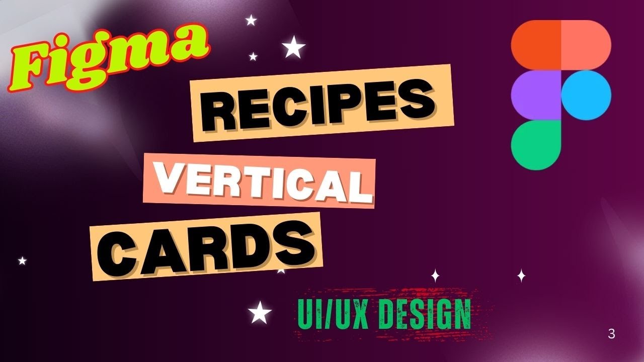 How to Design Recipe Vertical Cards in Figma | UI Card Component ...