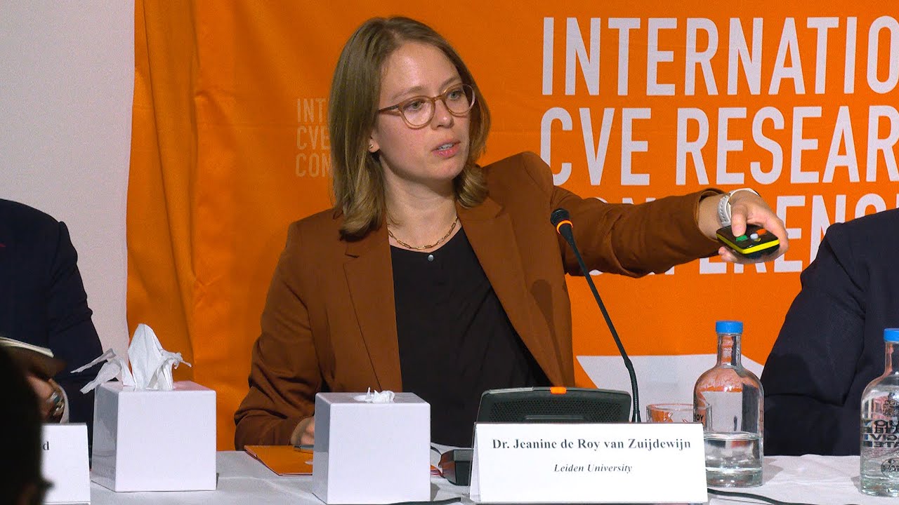 Dr. Jeanine Dr Roy van Zuijdewijn | Hedayah Research Conference 2023 ...