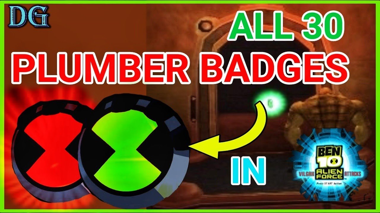 All 30 Hidden Plumber badges location in Ben 10 Alien force: Vilgax ...