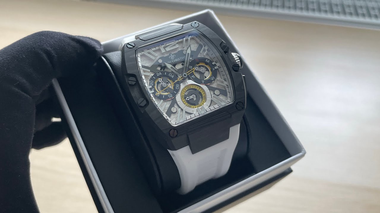 Men's black Ralph Christian watch The Intrepid Sport Carbon Fiber ...