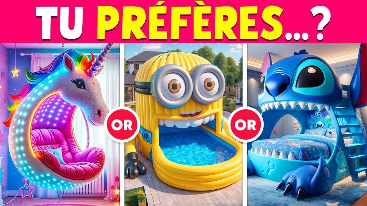 TU PRÉFÈRES...? CONSTRUIS ta MAISON de RÊVE 😍🏡🔥 60 choix impossibles ...