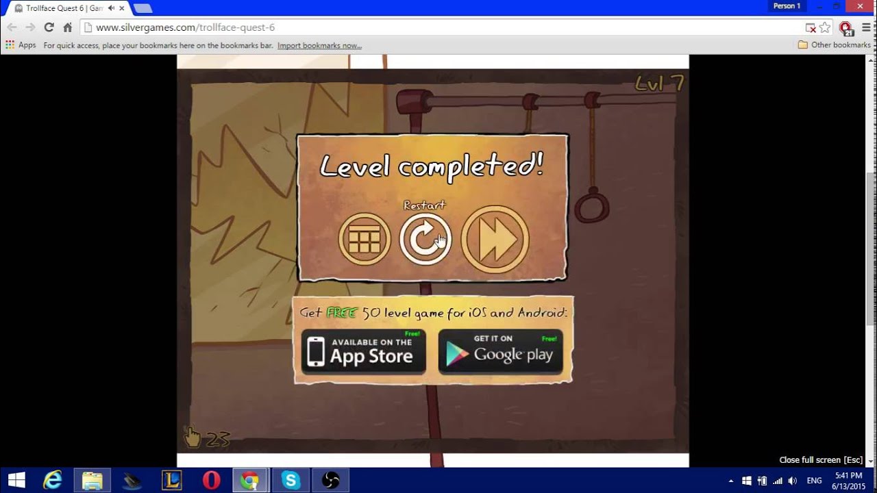 trollface quest 6 - YouTube