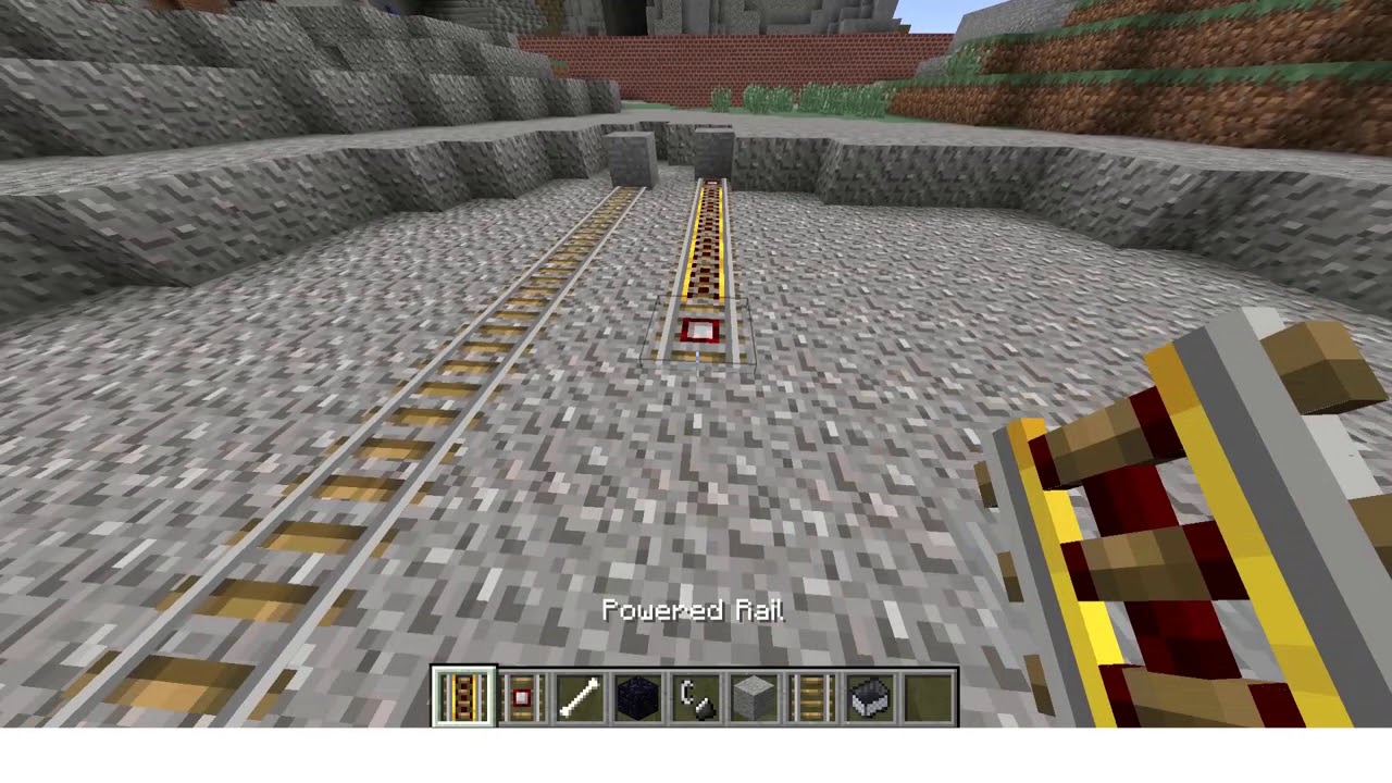 jak zbudować szybkie tory w minecrafcie - YouTube