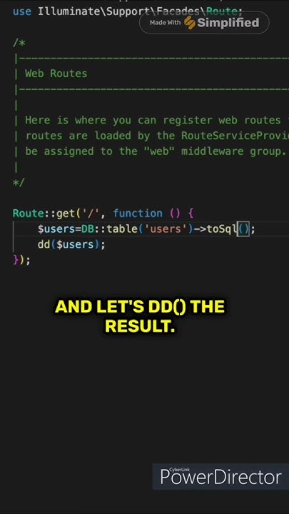 How To Get The Query Builder To Output Its Raw Sql Query As A String Laravel Shorts Php