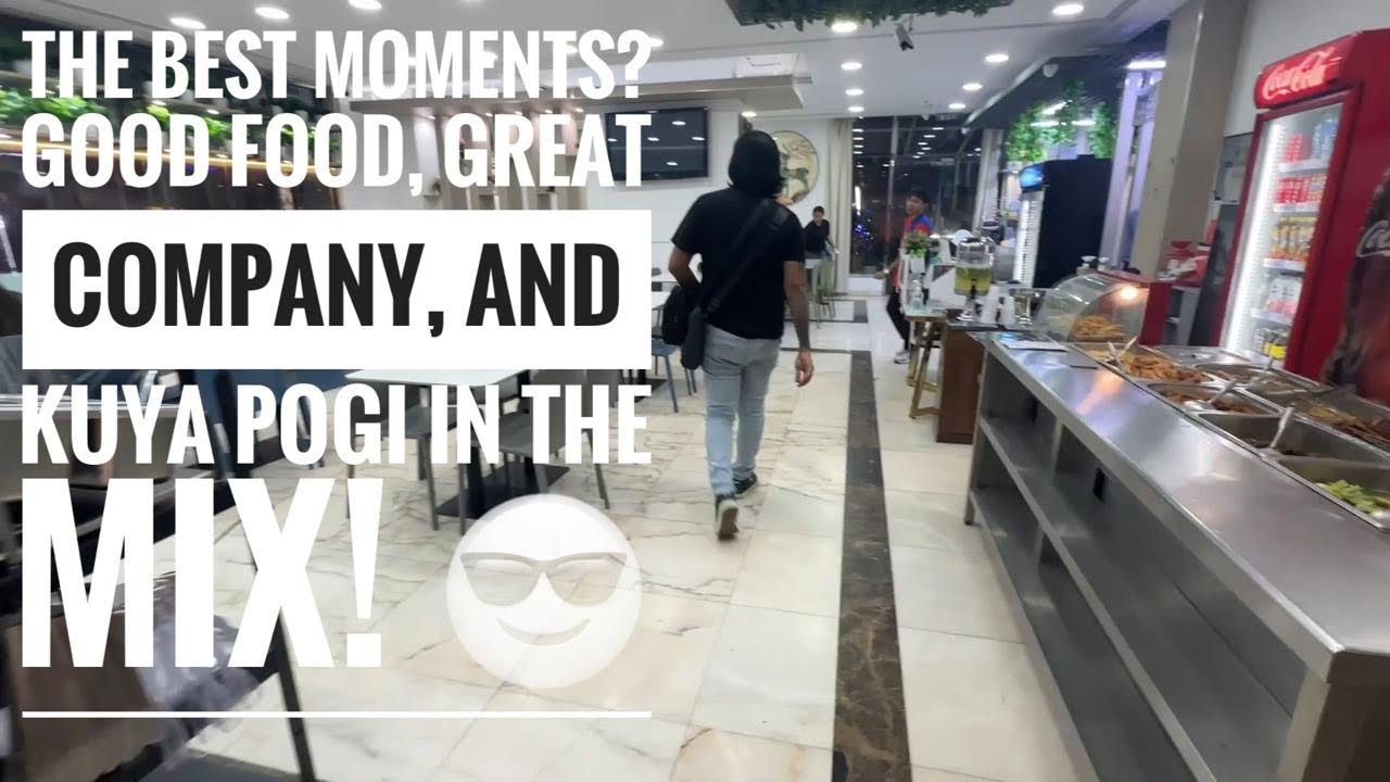 The best moments? Good food, great company, and Kuya Pogi in the mix! # ...