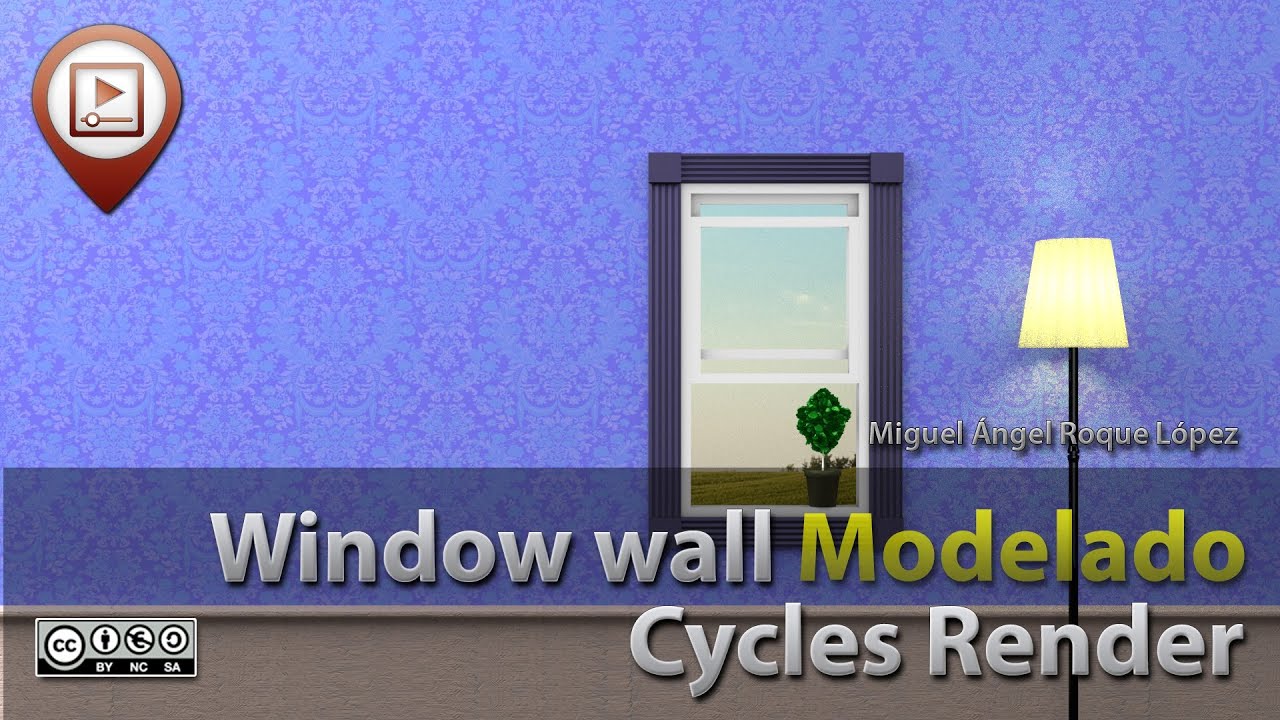 Blender Cycles Render: Window on the wall - Modelado - YouTube