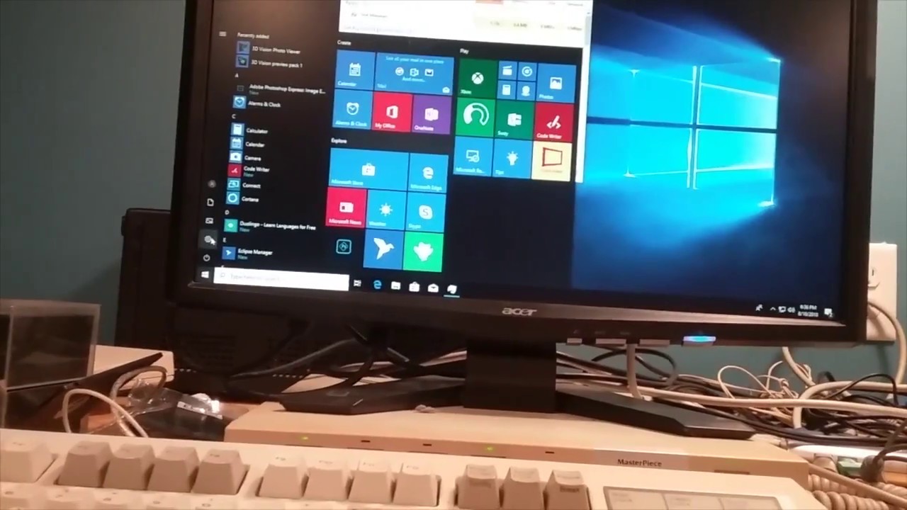 Dell Dimension 8400 with an SSD (with a small Windows 10 rant AND rave ...