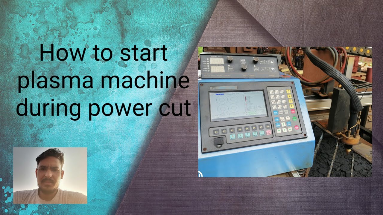 How to start plasma machine during the power cut - YouTube