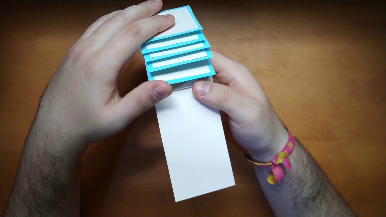 Tarjeta Cascada (Waterfall Card) [Paso a Paso] - YouTube