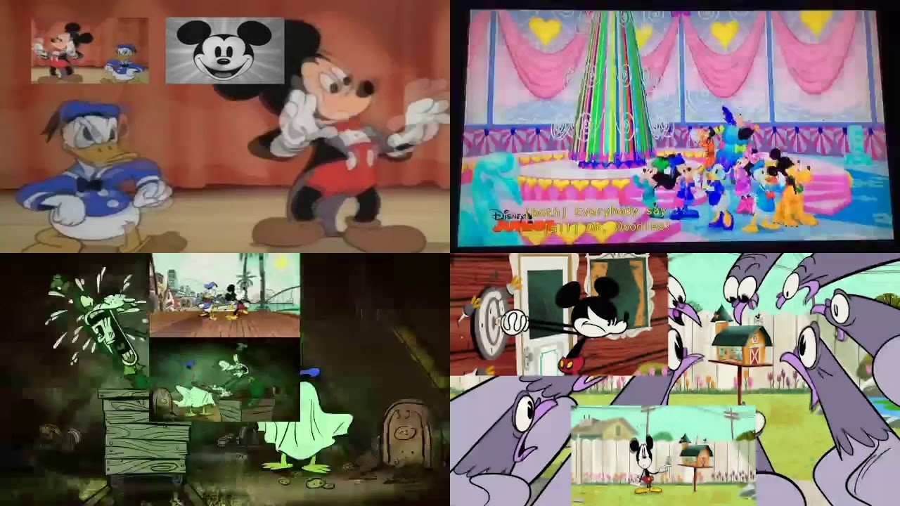 Mickey Mouse Sparta Remix Quadparison 15 - YouTube