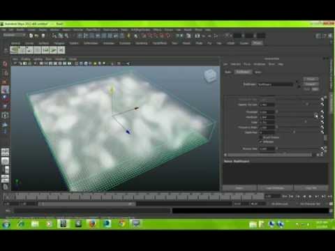 How to create cloud in maya - YouTube