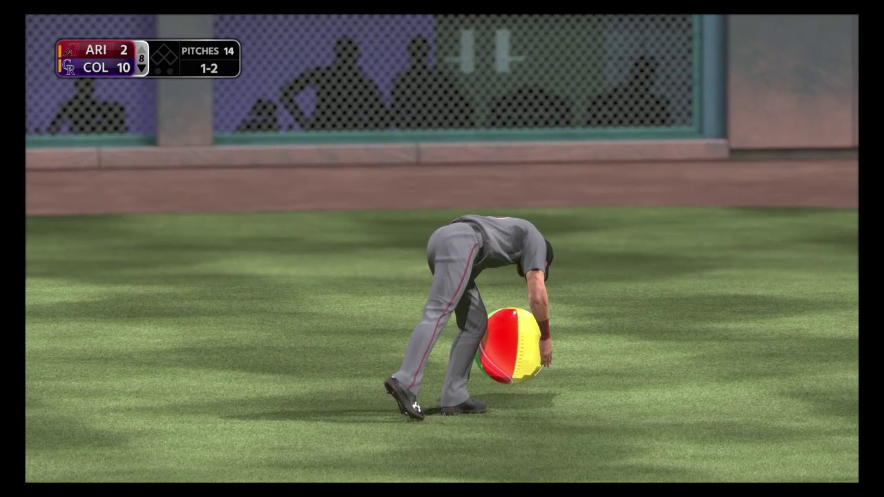 MLB The Show 18 - Beach Ball on the Field - YouTube