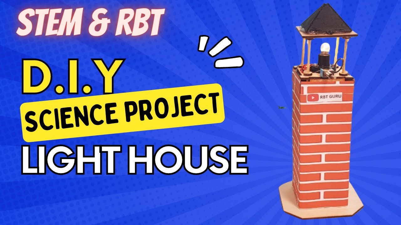 PR008 Light House Rumah Api DIY untuk RBT dan STEM - YouTube