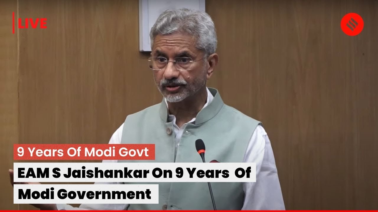 External Affairs Minister Dr. S Jaishankar Speaks On 9 Years Of Modi ...