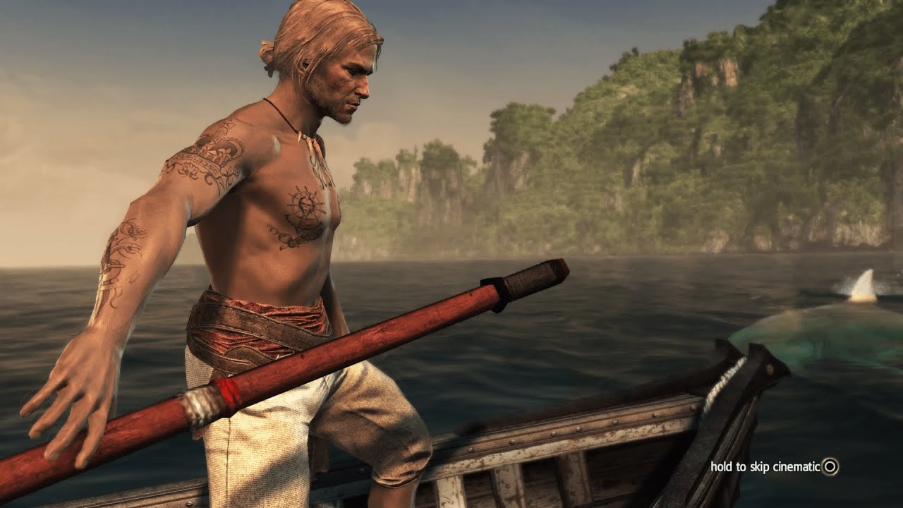 stabby fishing|| Assassin's creed 4 harpoon activities - YouTube