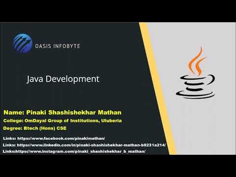OIBSIP-Intern-Pinaki-DIGITAL-LIBRARY-MANAGEMENT-SYSTEM-USING-JAVA-Task-5 - YouTube