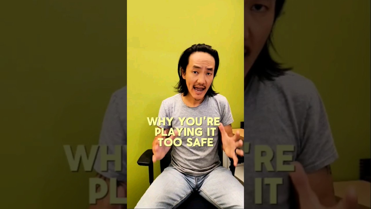 Here's why you're playing it too safe and what you can do about it ...